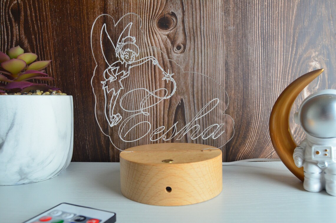Custom Personalised Led Name Night Light Kids Room Desk Light - Etsy
