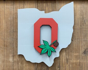 Ohio State Block O Sign - Etsy