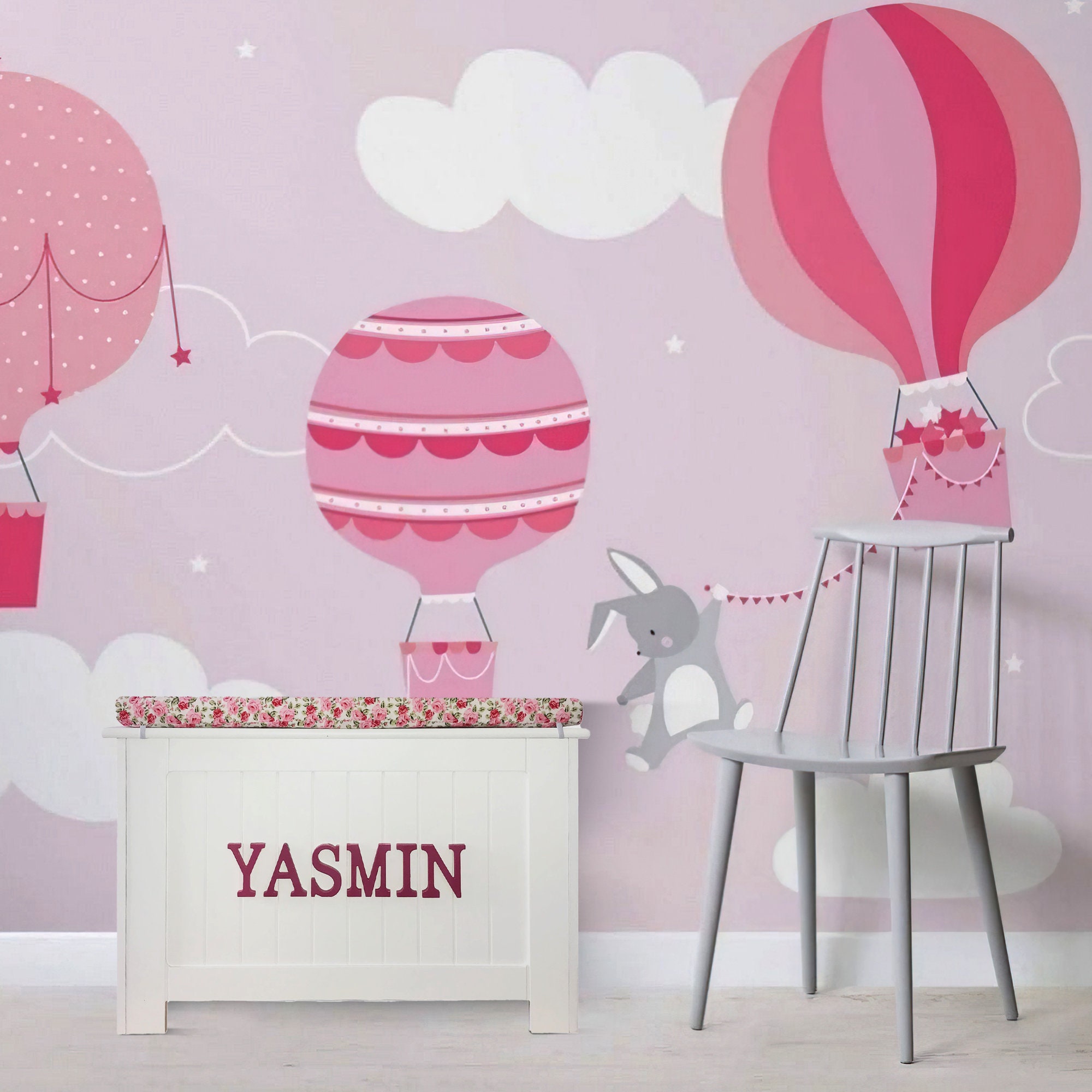 Girls Personalised Toy Box | Etsy