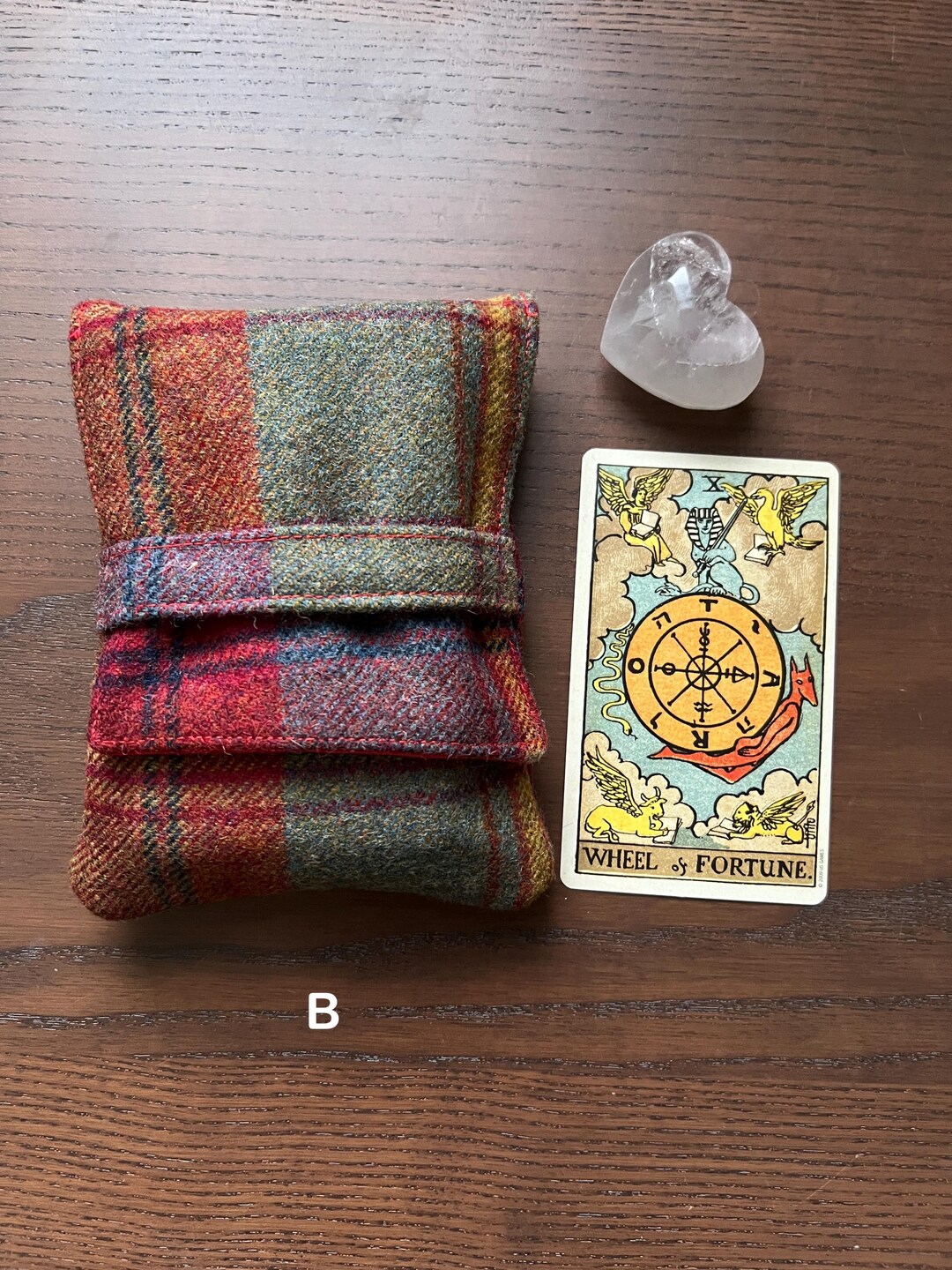 Tarot Bag - Pouch Style for Tarot Oracle or Angel Card Decks. Tartan ...