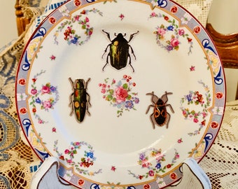 Vintage Plate Altered Art Shabby Chic - Etsy