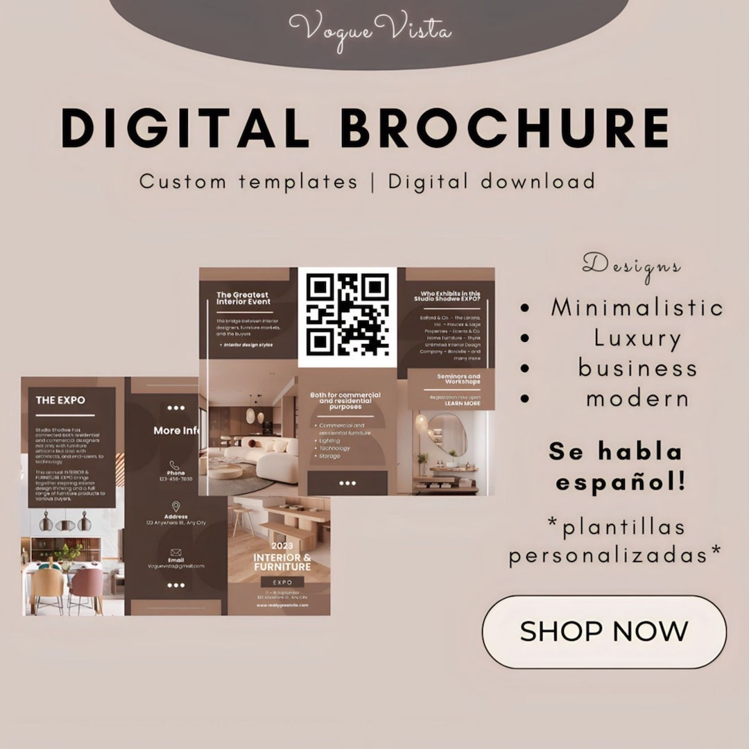 Custom Trifold Brochure Personalized - Etsy