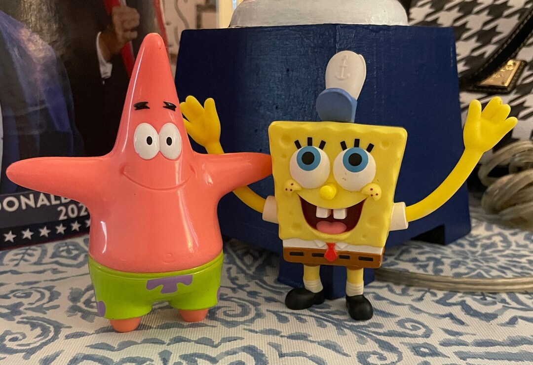 Nickelodeon Spongebob Squarepants and Patrick Star Mini Figures Bend-ems Pair - Etsy