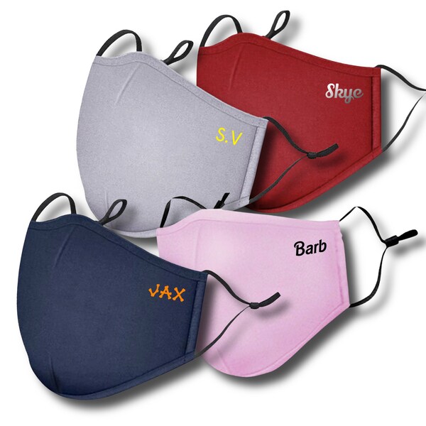 Monogrammed Mask - Etsy