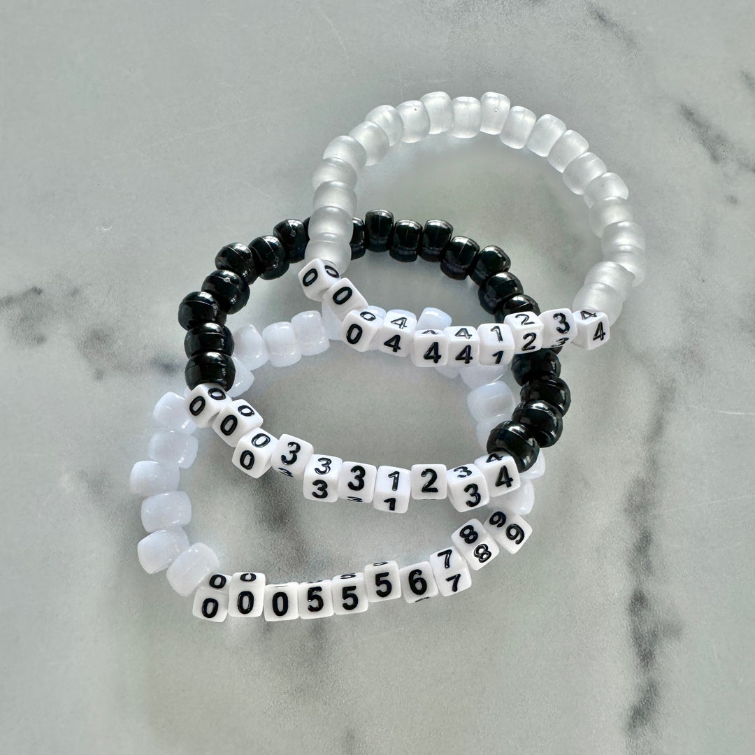 Personalized Phone Number Bracelet Personal Networking, Dating ...