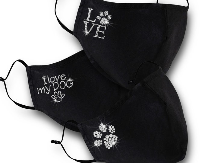 Poodle Face Mask Adjustable Reusable Face Mask With Fun - Etsy