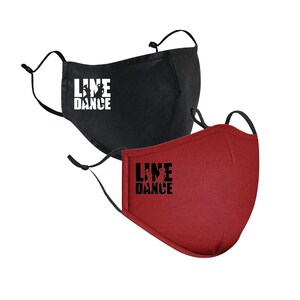 Face Mask With Music and Dance Designs Ft. Music Notes Drum - Etsy