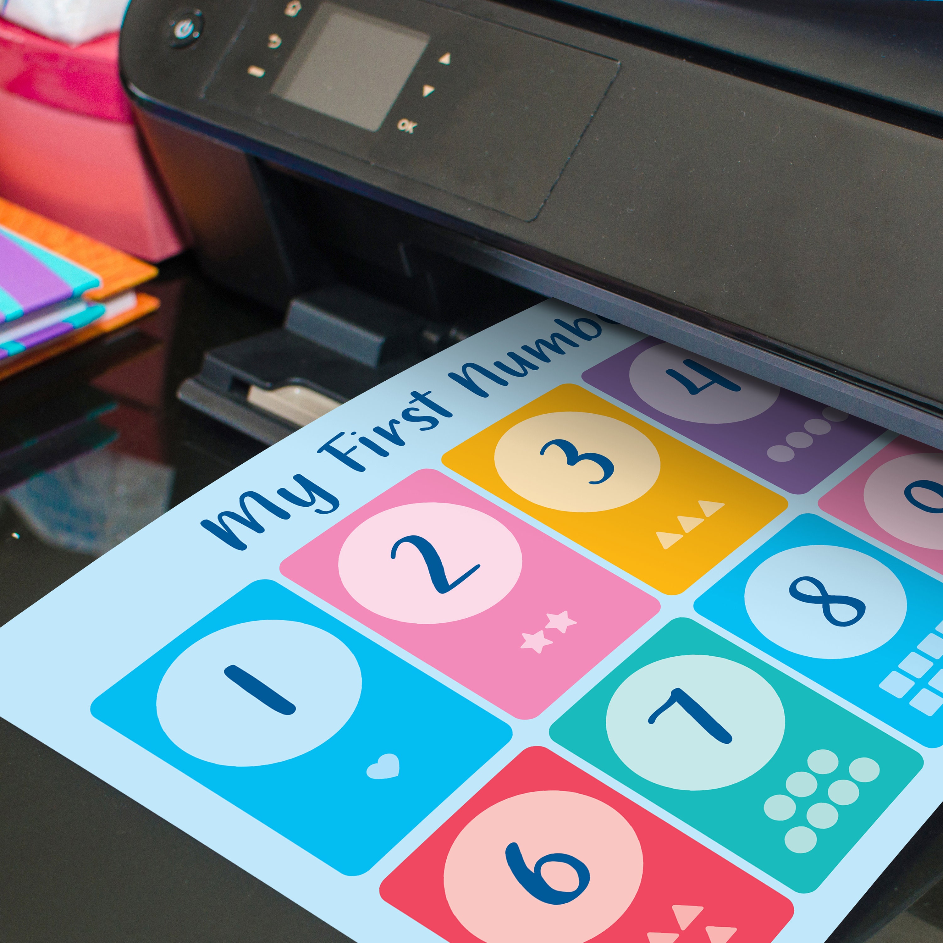 My First Numbers 1 10. PDF PRINTABLE DOWNLOAD A4 and U.S. - Etsy