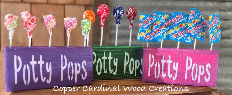 Potty Pops, Potty Training, Toilet Training Reward, Rewards, Potty ...