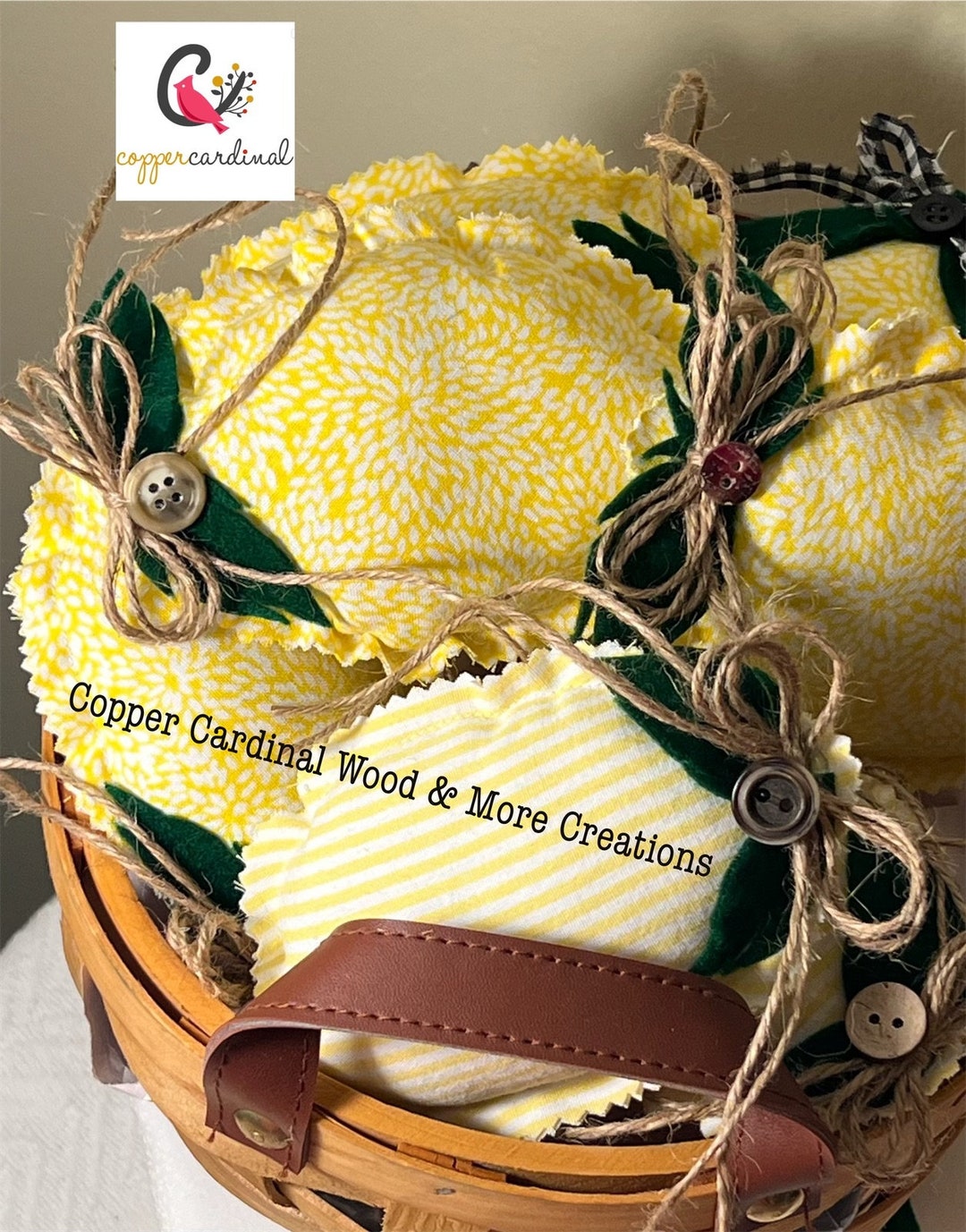 Farmhouse Lemon Tier Tray Decor Rustic Lemon Bowl Filler - Etsy