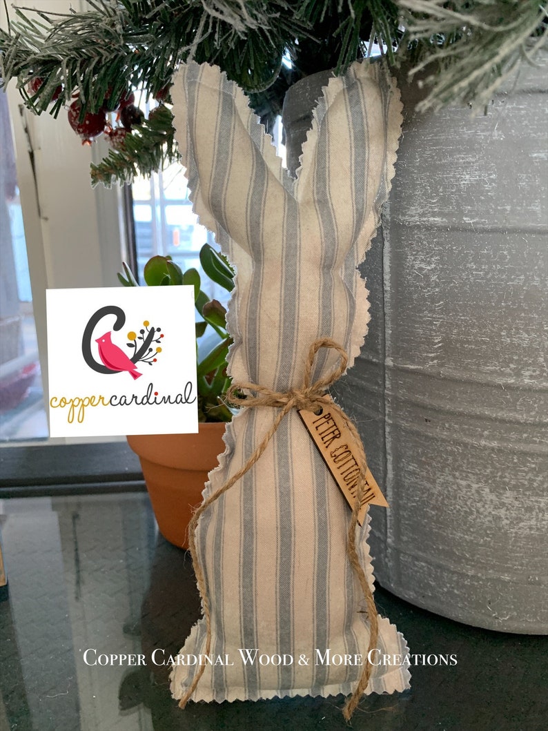 Sewn Bunny, Stuffed Bunnies, Easter Bunnies, Home Decor Bunnies, Fabric ...