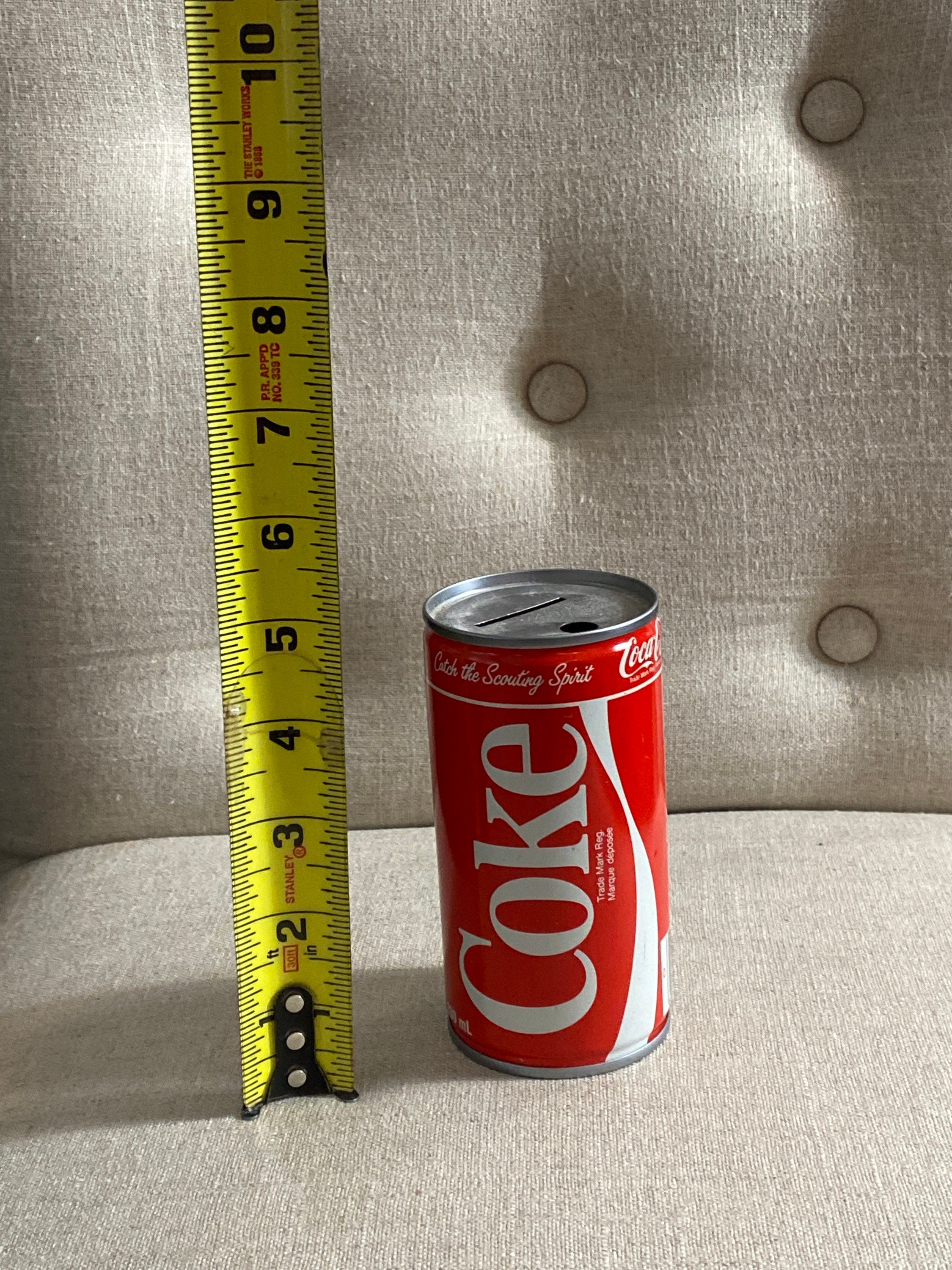 Vintage Coke Can Money Bank - Etsy
