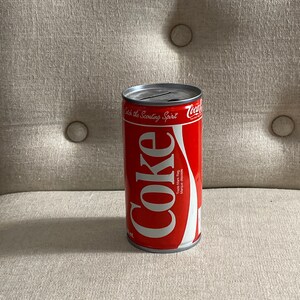 Vintage Coke Can Money Bank - Etsy