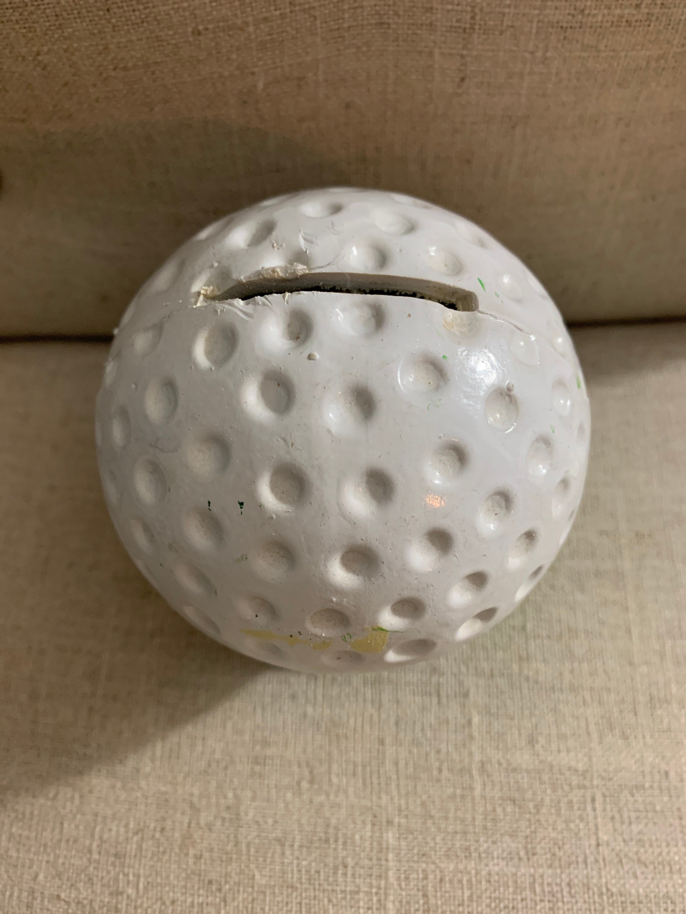 Vintage Golf Ball Money Bank - Etsy