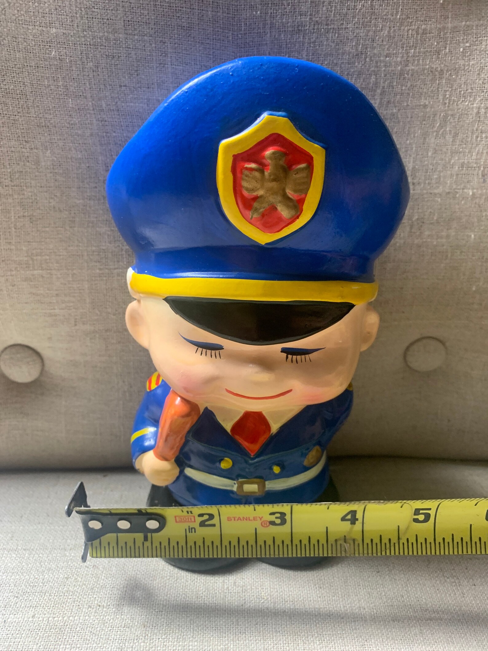 Vintage Ceramic Police Officer Money Bank. | Etsy