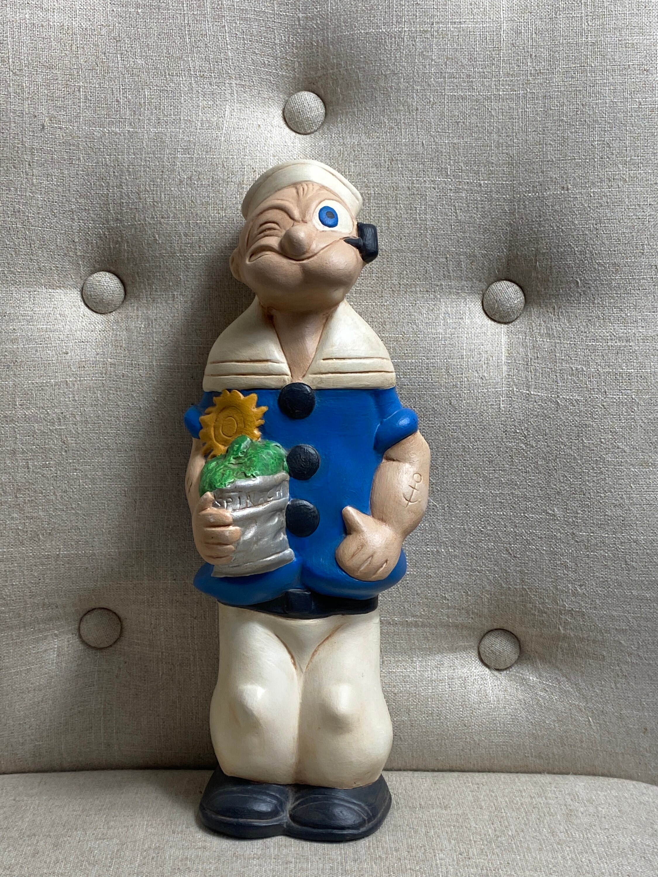 Beautiful Vintage 1950s Ceramic Popeye The Sailor full body | Etsy