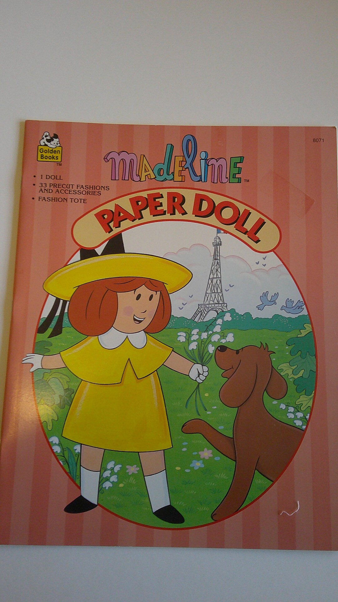 Madeline Paper Doll Book With 4 Pages of Fashions and a Fashion Tote ...