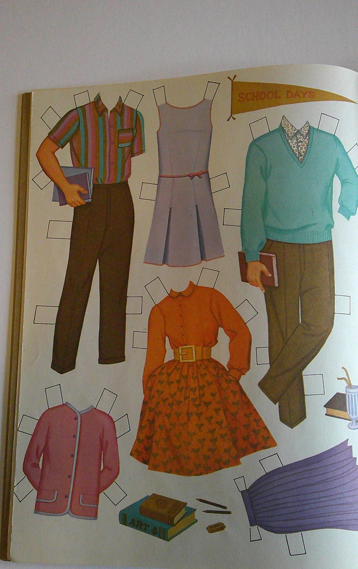 Candy Paper Dolls 1964. Vintage and Hard to Find. Four Teen Dolls and ...