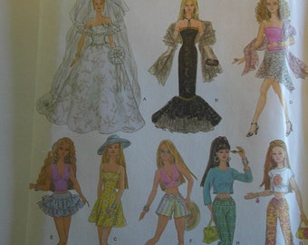 Simplicity 5755 Sewing Patterns for Dummies 11 1/2 Inch Fashion Doll ...