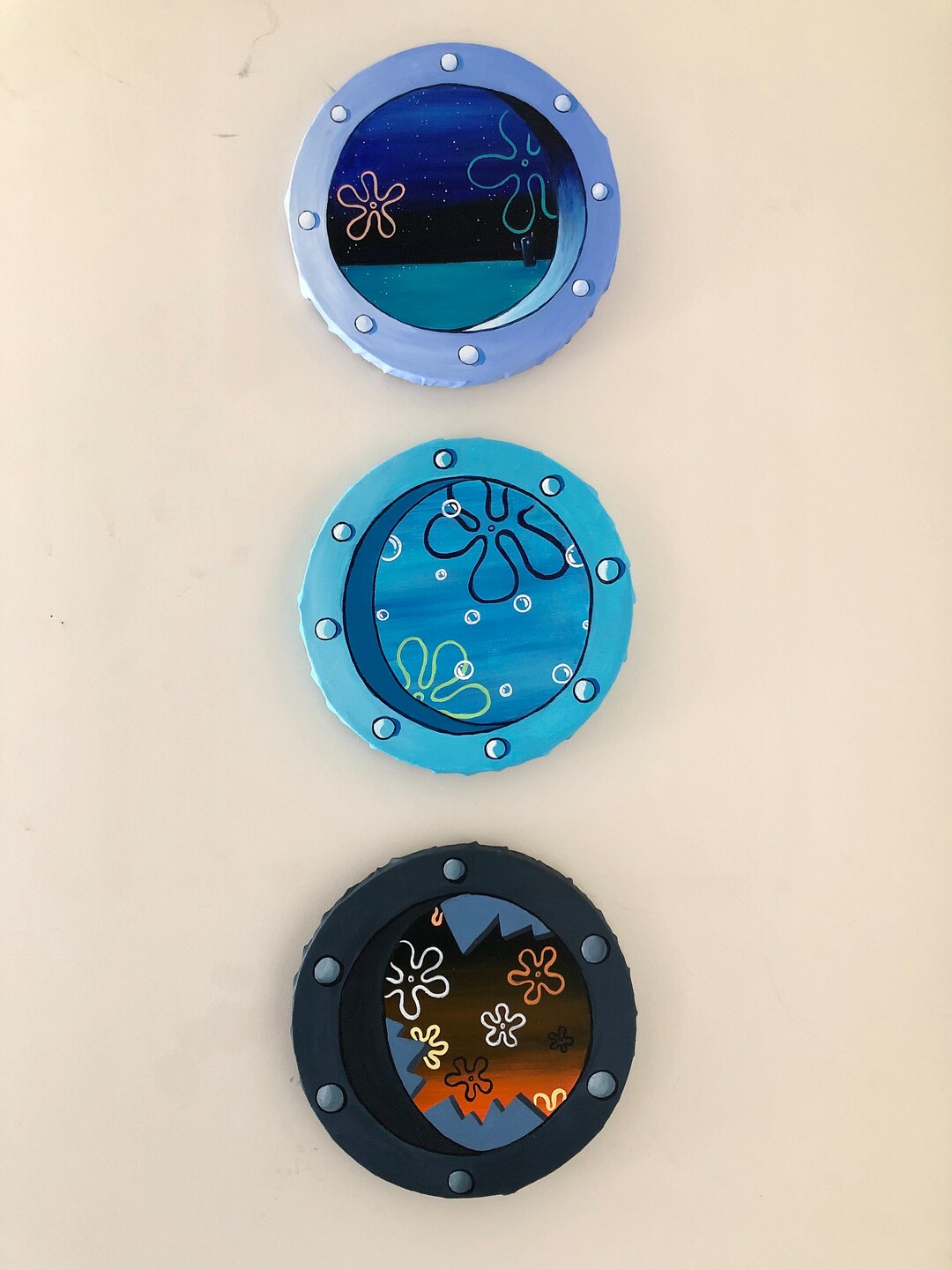 Cartoon Art Spongebob Windows Cute Art Fun Art Colourful Art - Etsy UK