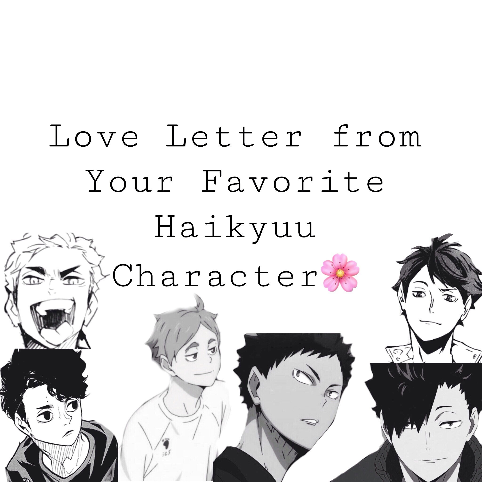 Letter from Haikyuu Characters! Pen & Ink Art & Collectibles etna.com.pe