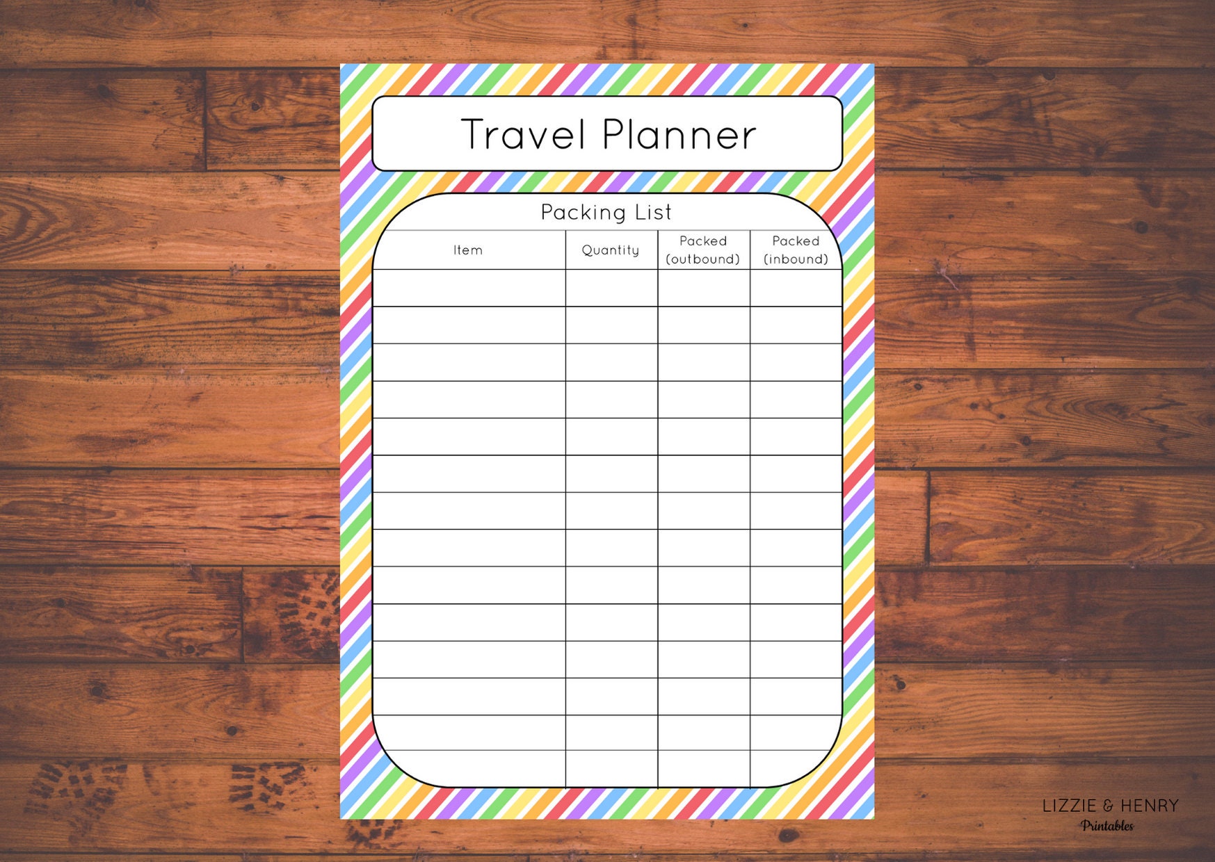 Travel Planner Printable Holiday Planner Printable Vacation Planner ...
