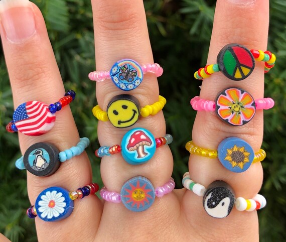 Fimo ringe aesthetic store