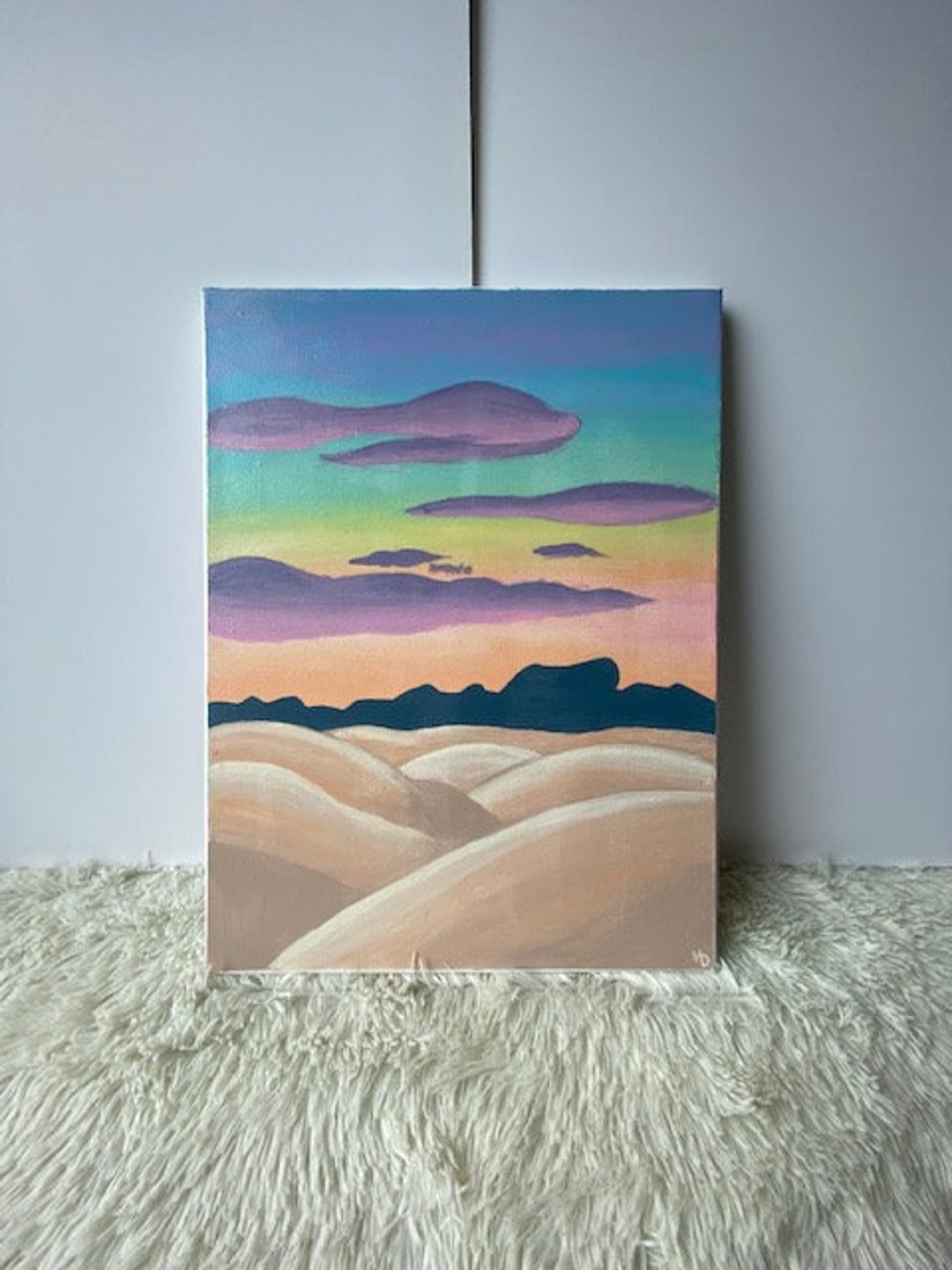 Desert Sands and Sunset Skies Painting - Etsy