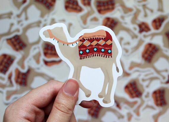 Camel Sticker Arab Egypt Middle East | Etsy