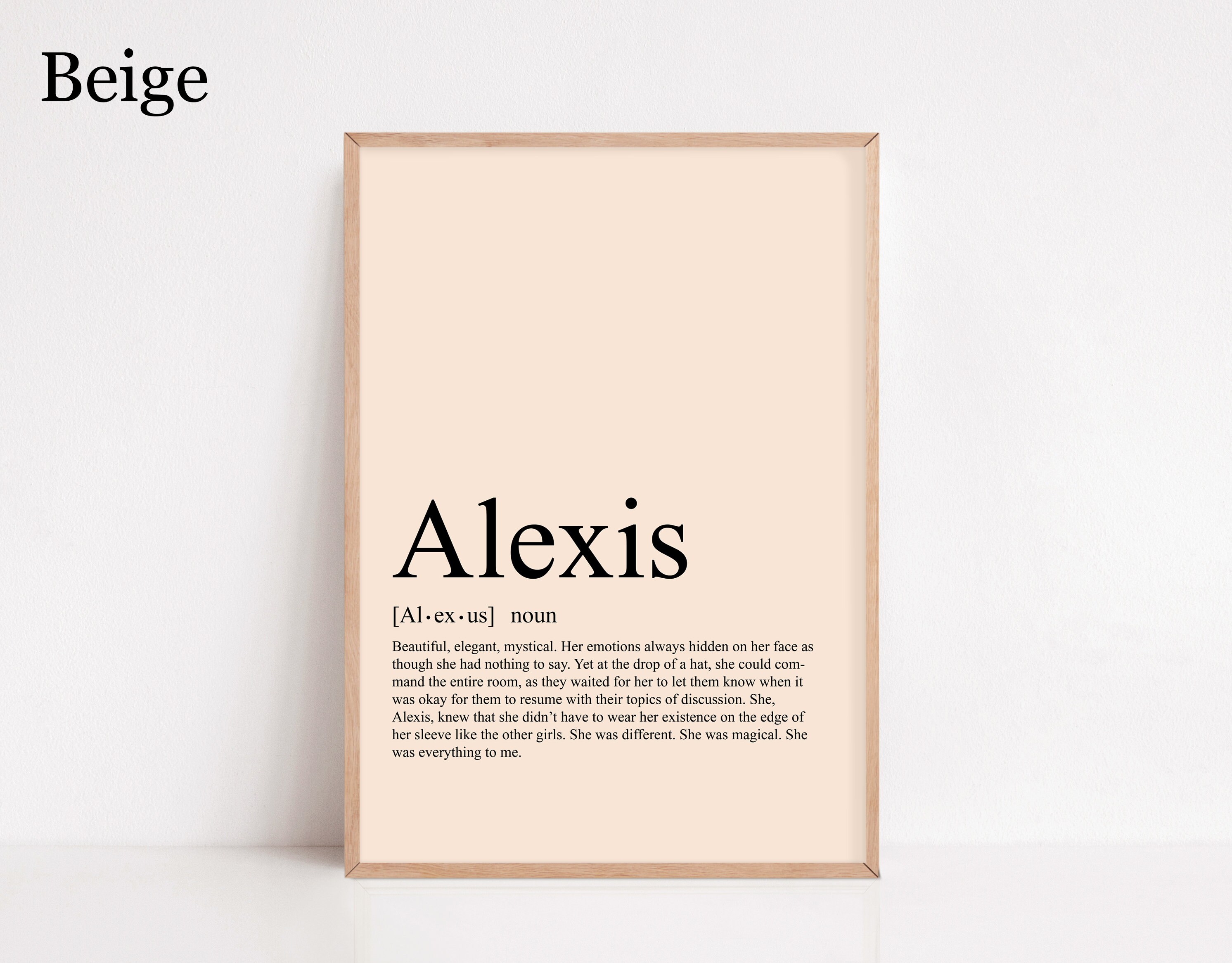 Personalized Dictionary Definition Art Print Personalized - Etsy