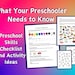 Preschool Skills Checklist: Homeschool Activity Ideas (PDF) - Etsy