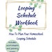 LOOPING SCHEDULE PLANNER | Homeschool Planner Printable | Rotating ...