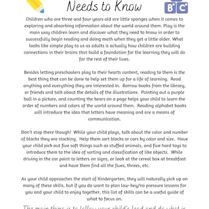 Preschool Skills Checklist: Homeschool Activity Ideas (PDF) - Etsy