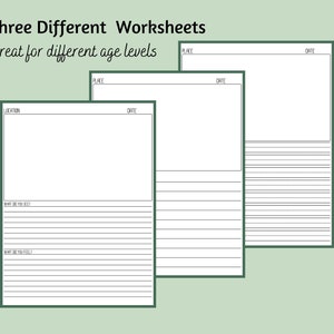 Nature Journal Printable: Homeschool Nature Study (digital Download) - Etsy