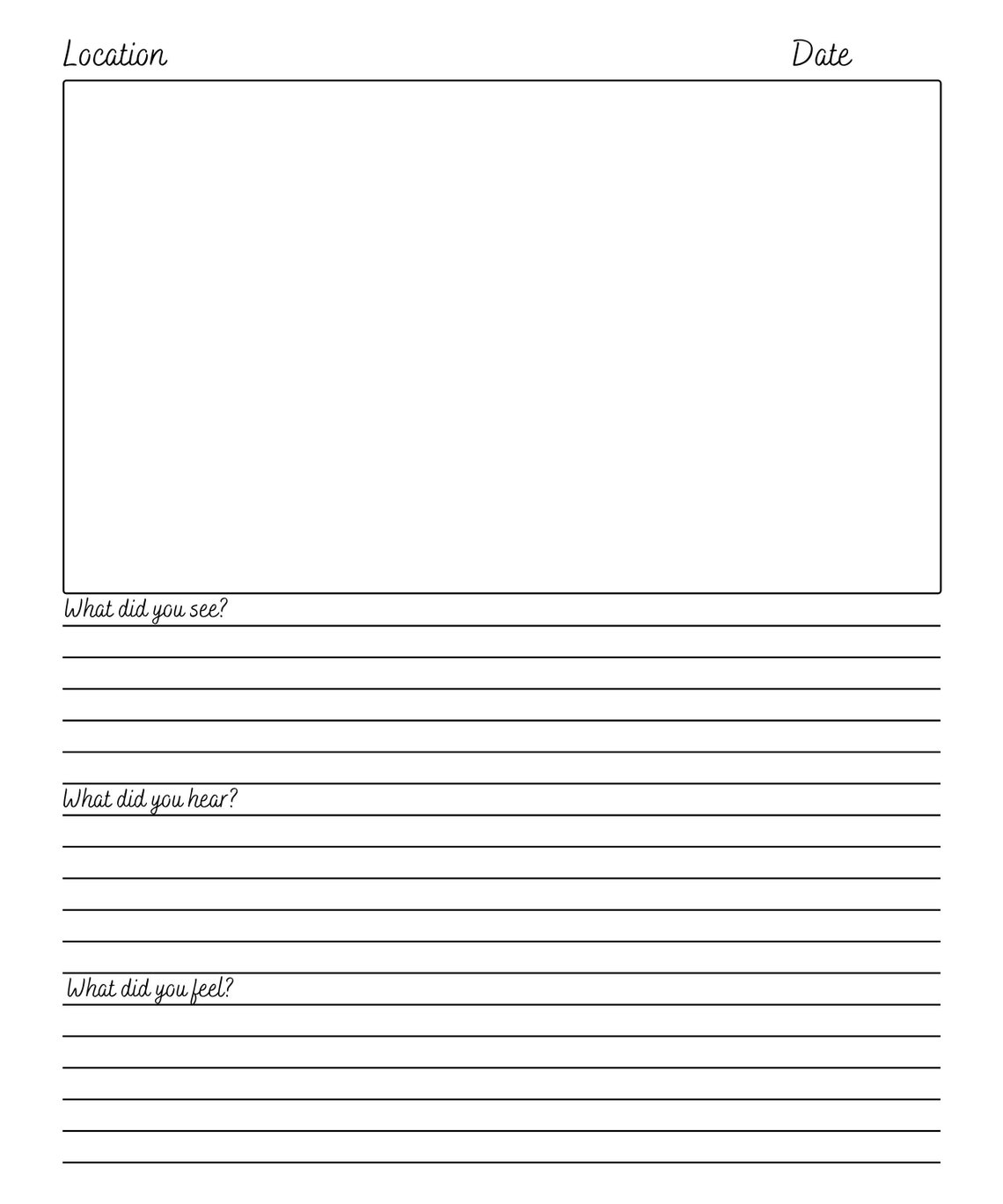 COMPLETE NATURE JOURNAL | Digital Printable | How to Keep A Nature ...