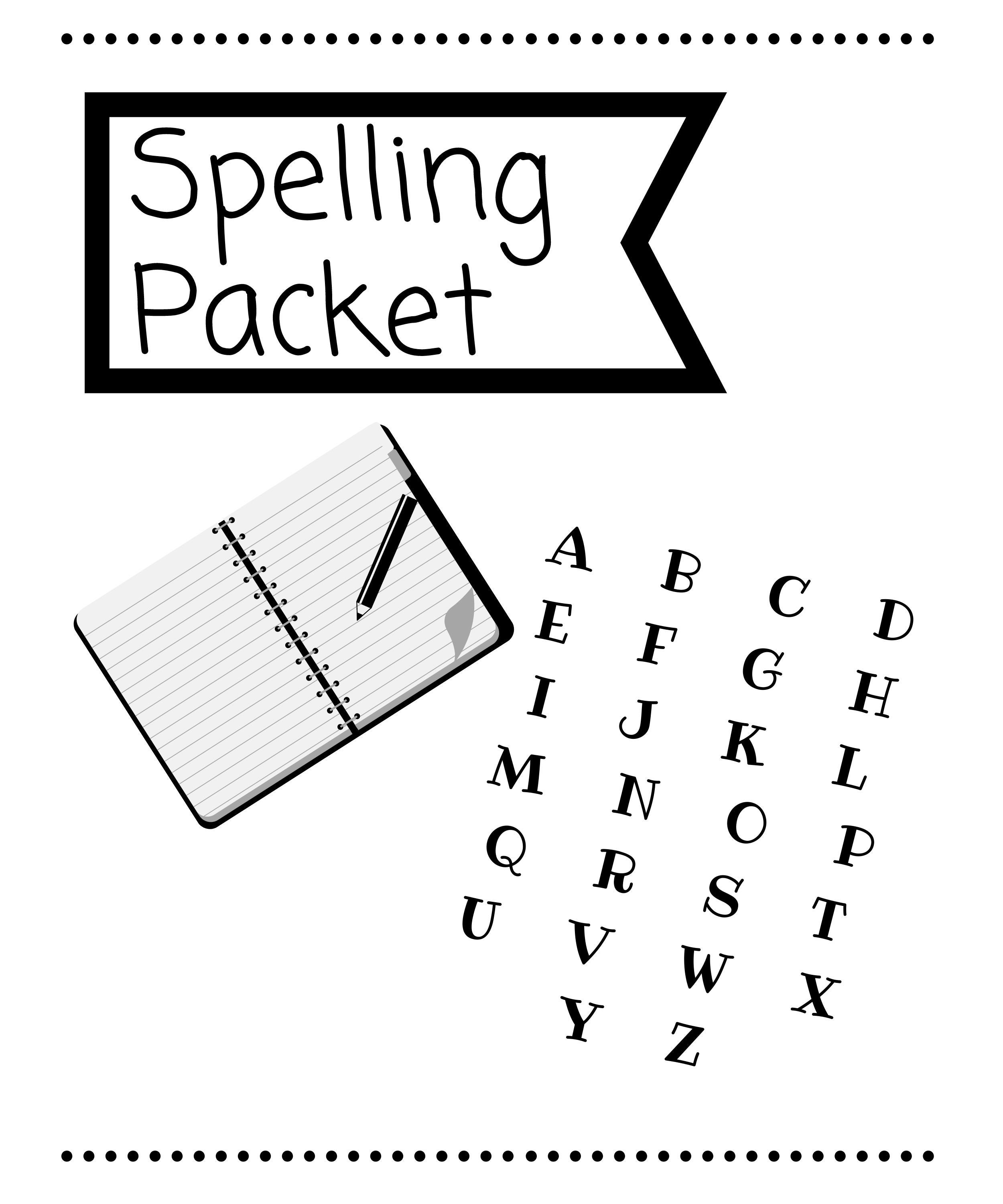 COMPLETE SPELLING PACKET Homeschool Elementary Spelling | Etsy
