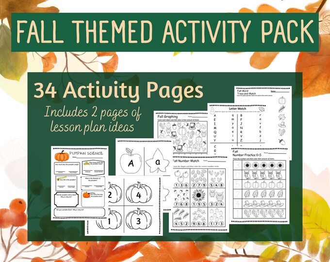 Fall, Winter, Spring & Summer Seasonal Bundle. Math and Literacy ...