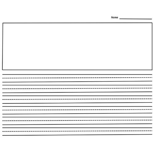 PRIMARY HANDWRITING PAGES | Black and White | Color | Homeschool ...