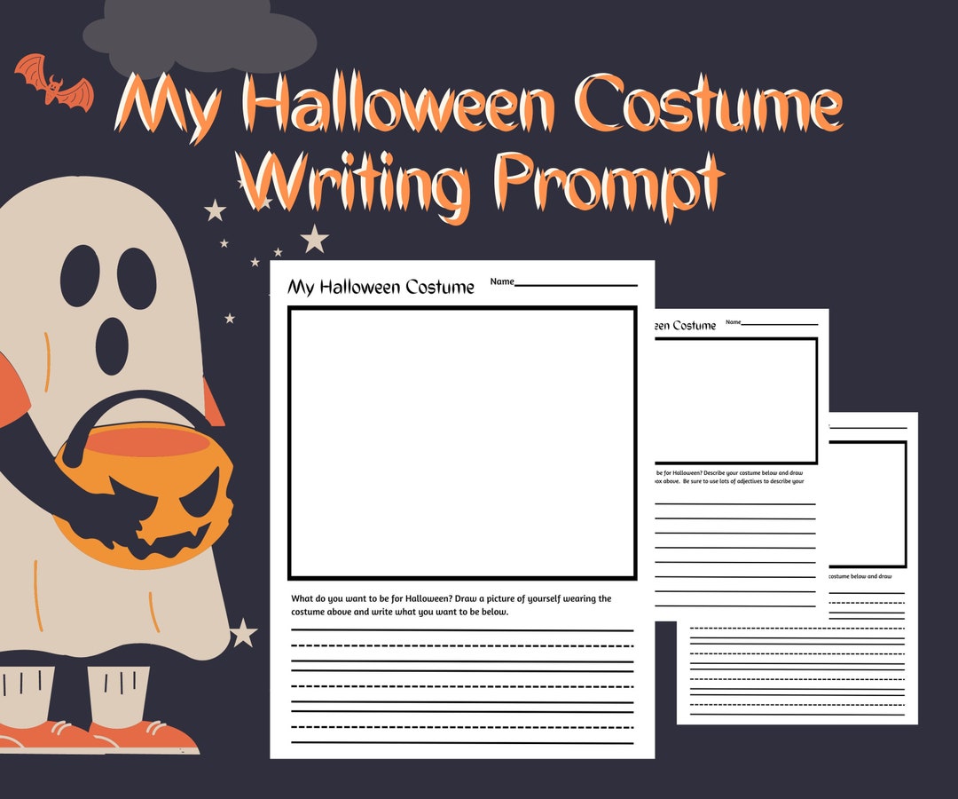 MY HALLOWEEN COSTUME | Writing Prompt | Homeschool | Reading | Literacy ...