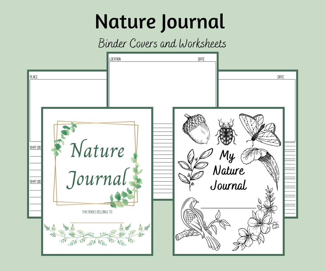 Nature Journal Printable: Homeschool Nature Study (digital Download) - Etsy