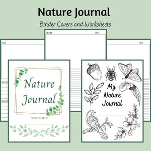 Nature Journal Printable: Homeschool Nature Study (digital Download) - Etsy