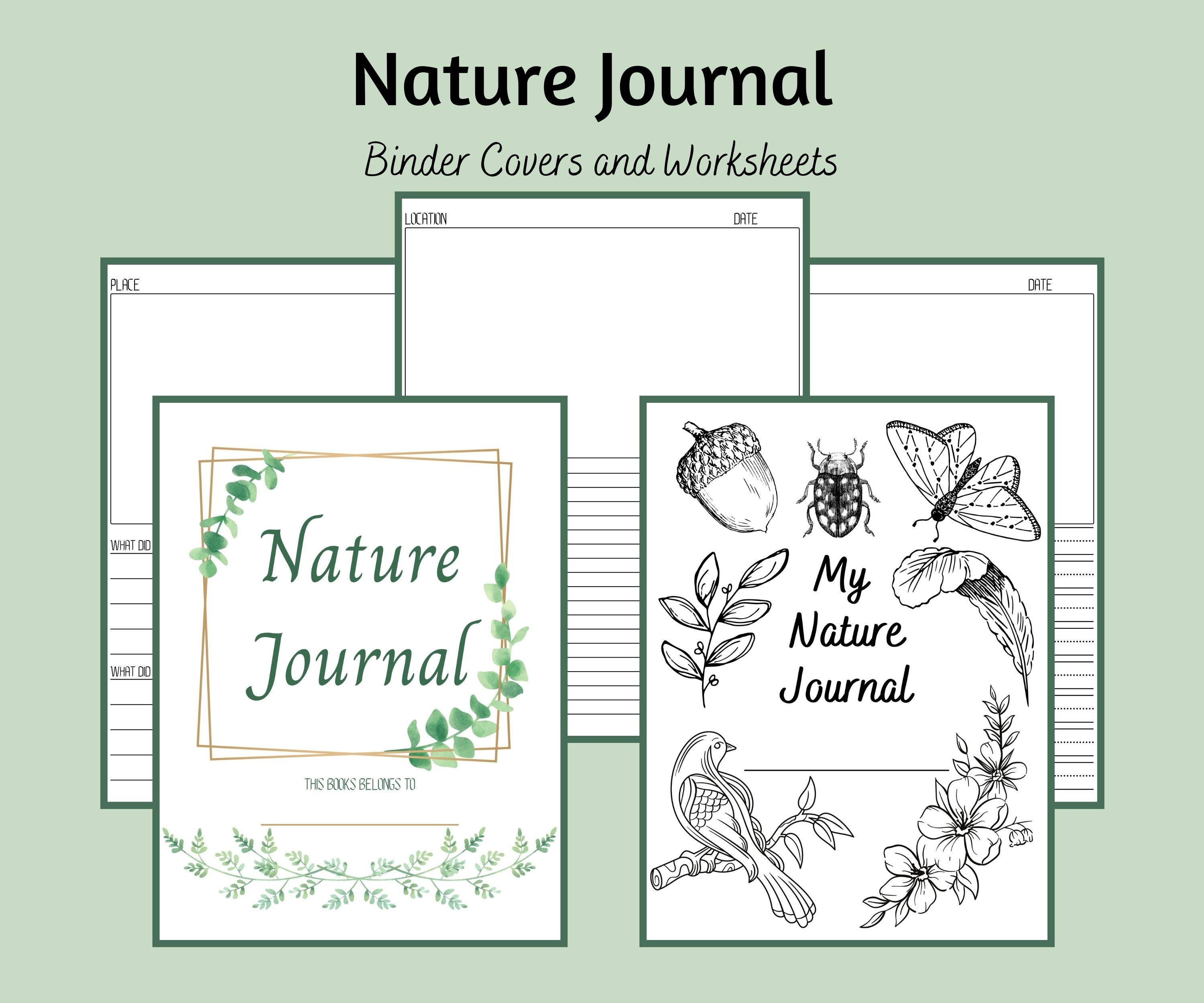 Nature Journal Printable: Homeschool Nature Study (digital Download) - Etsy