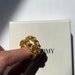 Gold Plated Cubic Zirconia Eternity Ring: Stackable Multi-color Band - Etsy