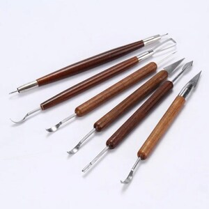 6 Sculpting Tools in Different Sizes and Shapes - Ideal for Working ...