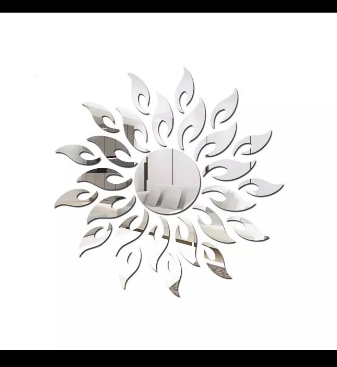 3d Mirror Vinyl Removable Wall Sticker Decal Home Decor Art | Etsy