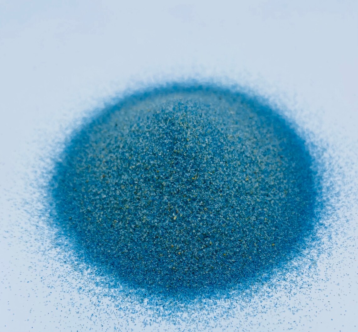 Light Blue Decorative Coloured Sand - Etsy UK