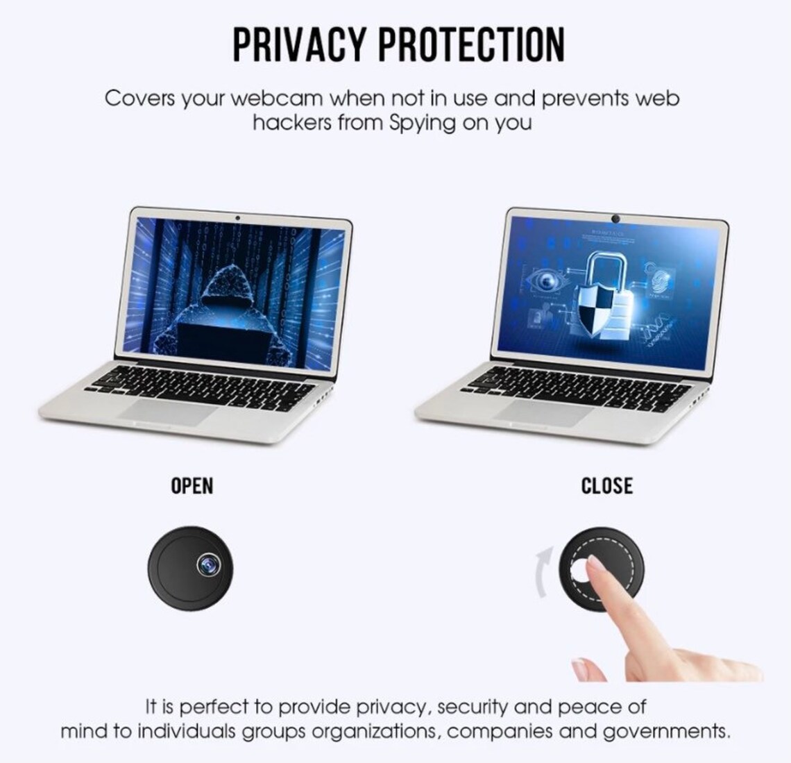 Webcam cover Privacy Sticker Magnet Slider Camera Cover | Etsy