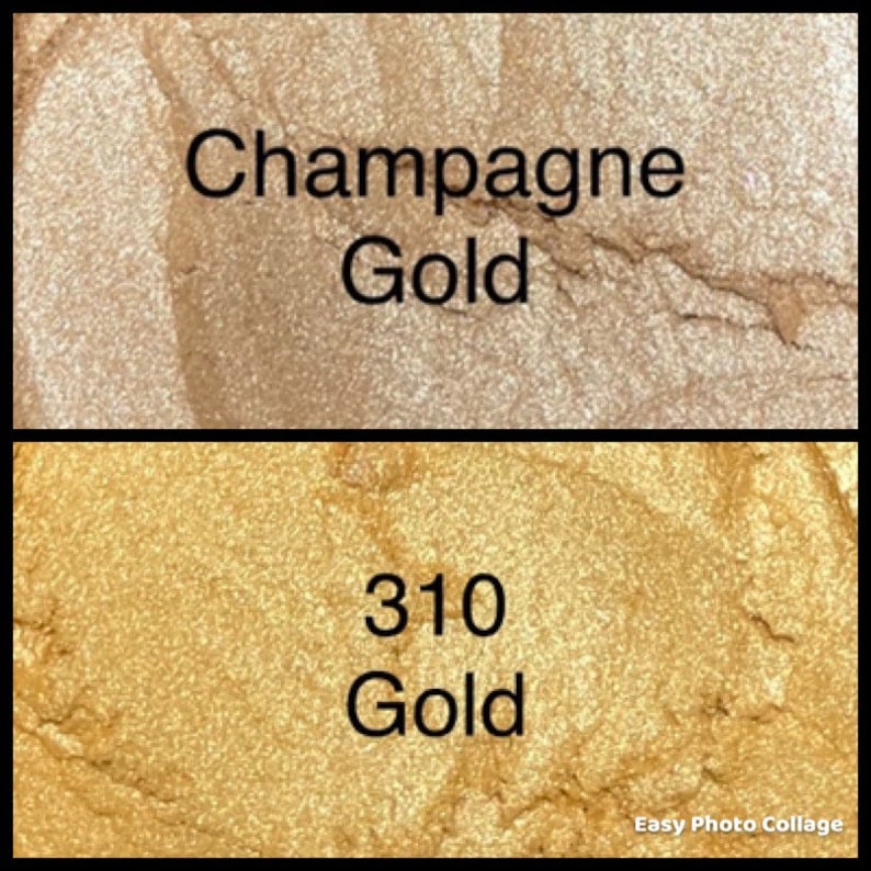 Shades of Gold Mica Powder,soap Making, Bath Bombs,make Up, Candle ...