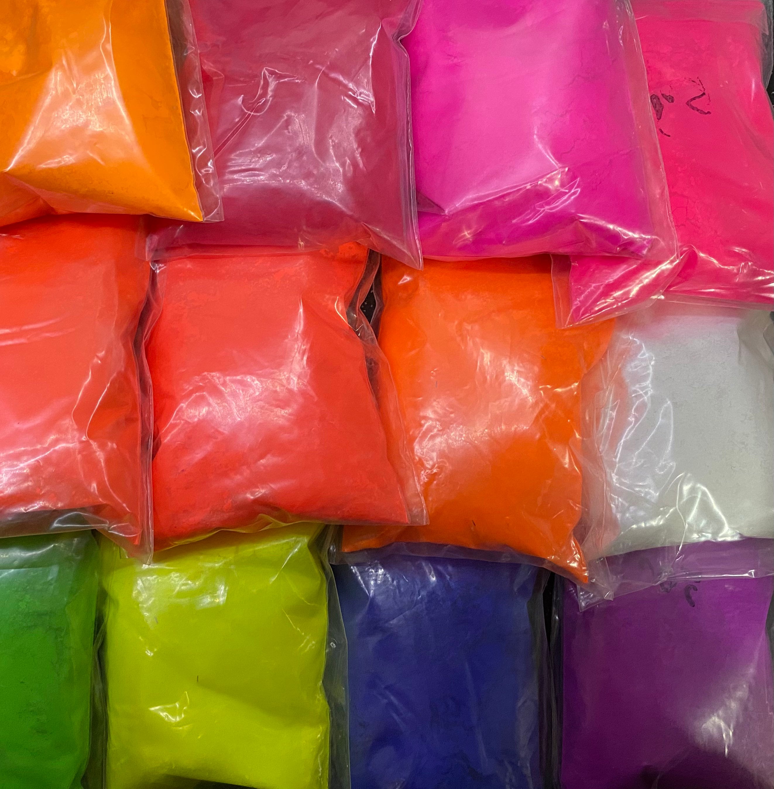 Neon Pigment Powder Fluorescent Color Gradient Fluorescence Effect Neon ...