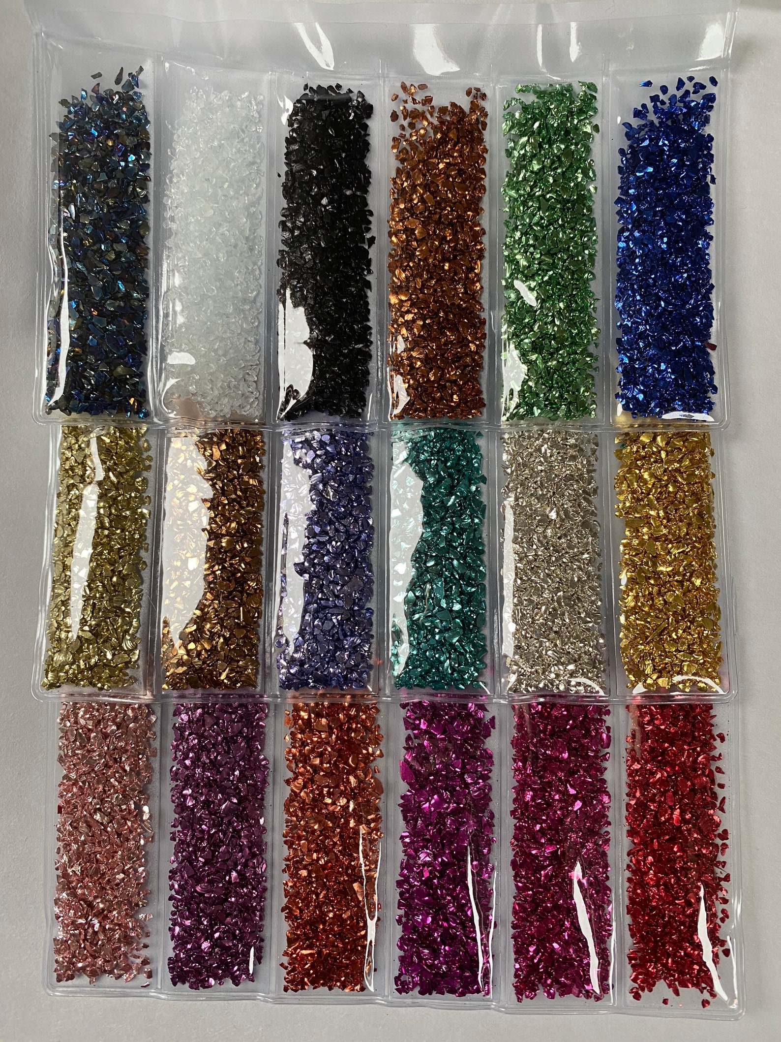 Broken Glass Stones Crystals Uv Epoxy Resin Filler Diy Craft - Etsy